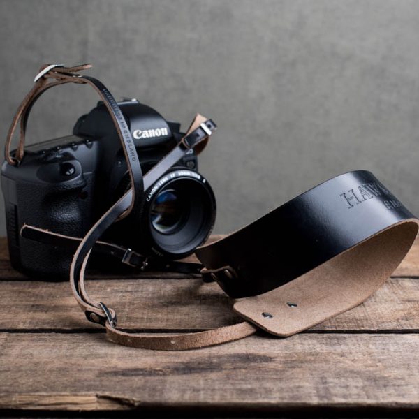 Westminster Leather Camera Strap | Black | Leica, Nikon, Fujifilm