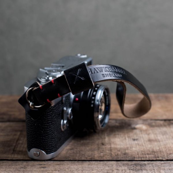 Kensington Leather Camera Strap | Black | Leica, Nikon, Fujifilm